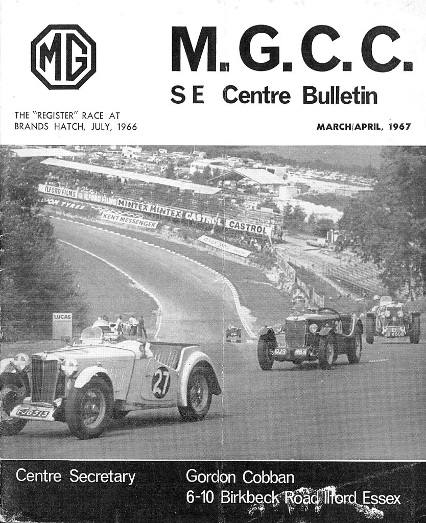 The History of the MGCCSE – MGCC South East Centre